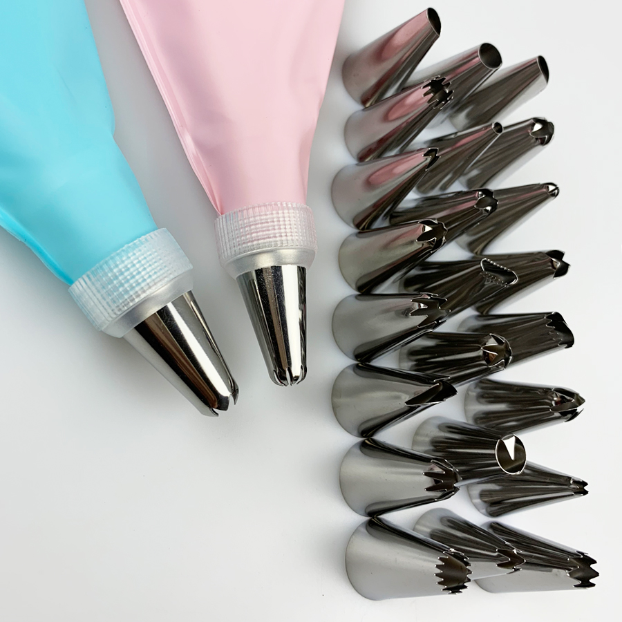 Reusable Cake Icing Kit (26pc set - 24 designs) | ON SALE | Free ...